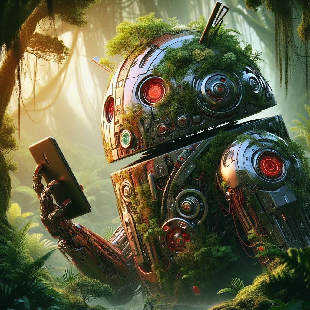 Organic Android 🌿 D3 - AI Generated Artwork - NightCafe Creator