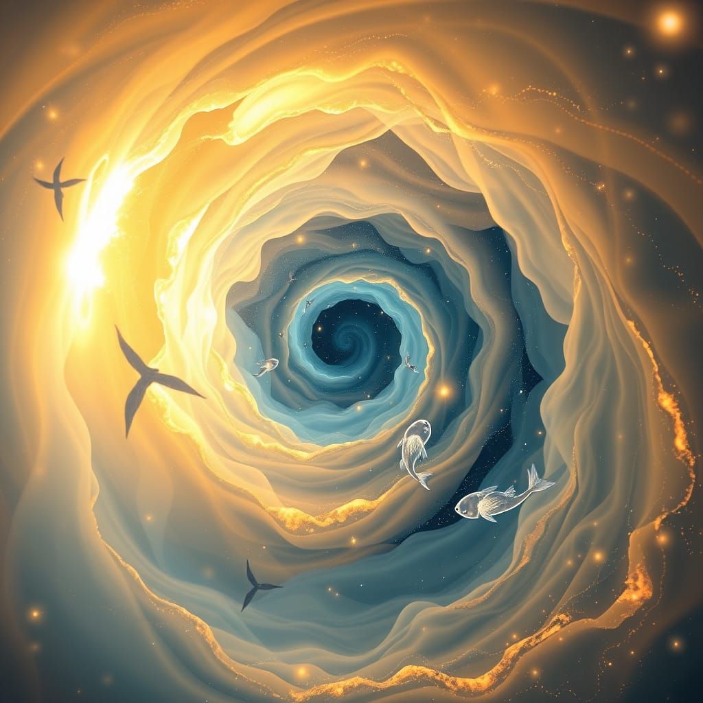 Giant pisces cosmic landscape - Giant pisces cosmic landsca...