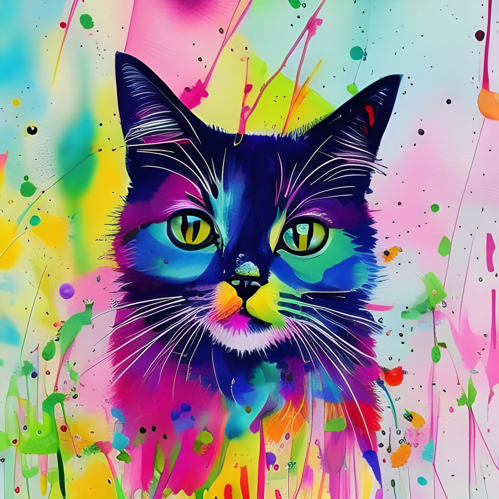 Cute cat - AI Generated Artwork - NightCafe Creator