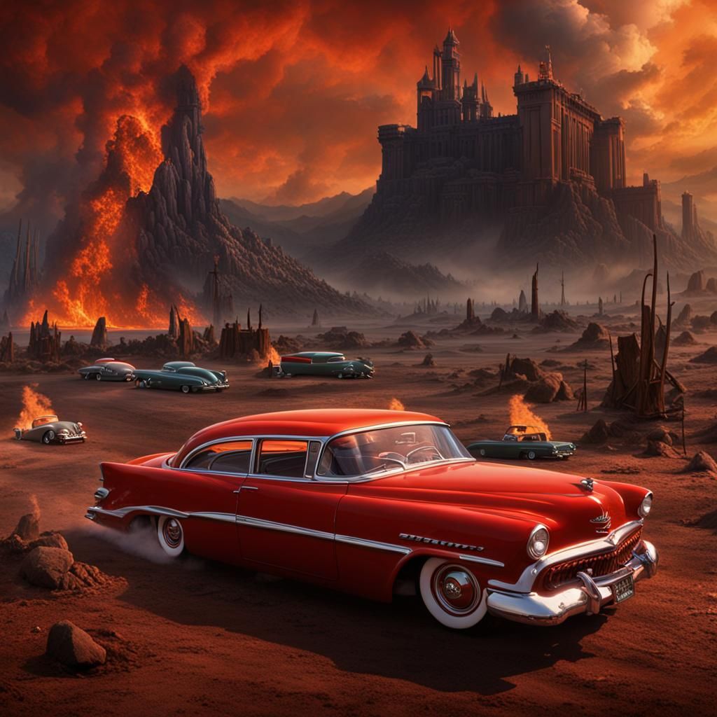 Jeanne Crain in a scene from the film Hot Rods To Hell. - AI Generated ...