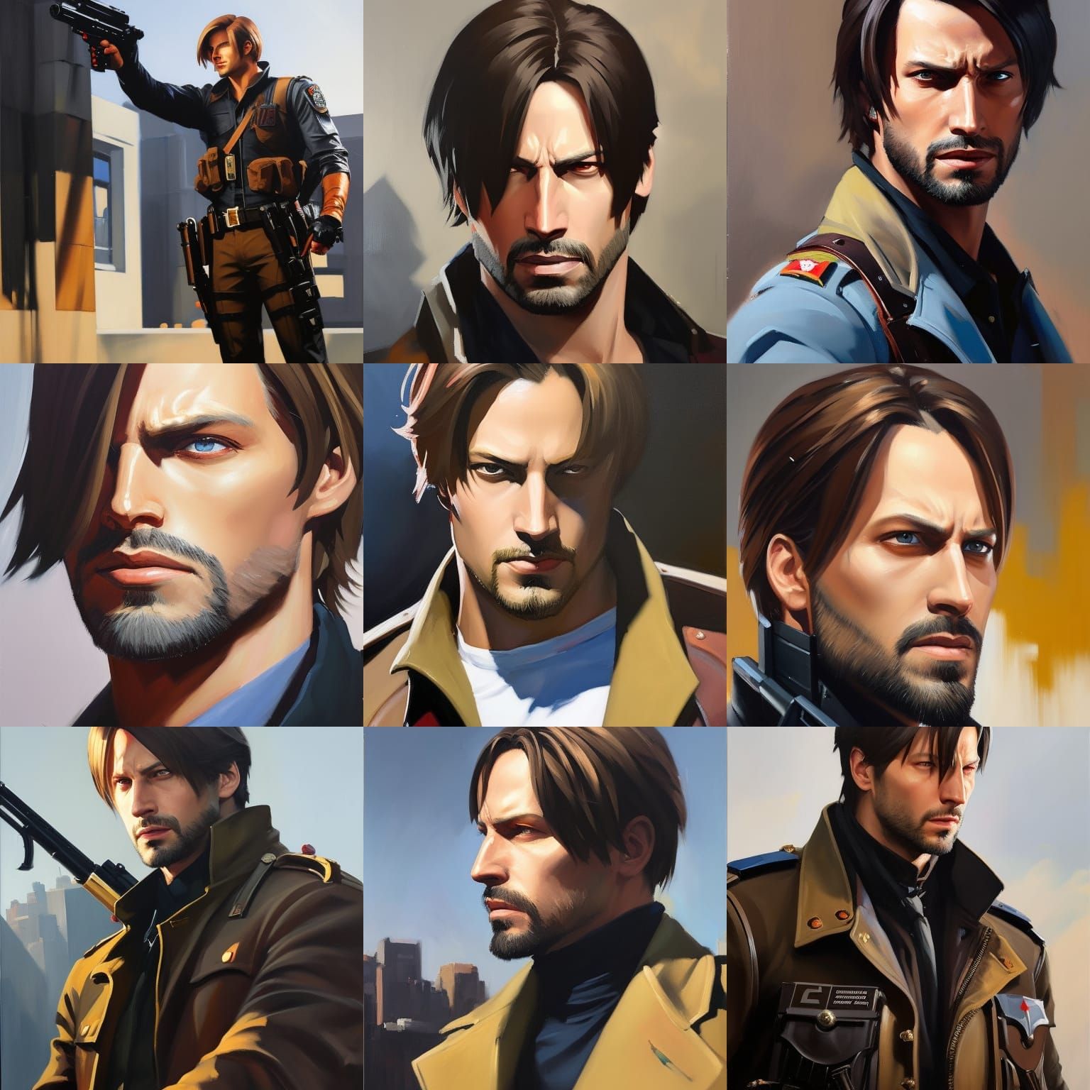 Leon S. Kennedy from Resident Evil as Overwatch character. - AI ...