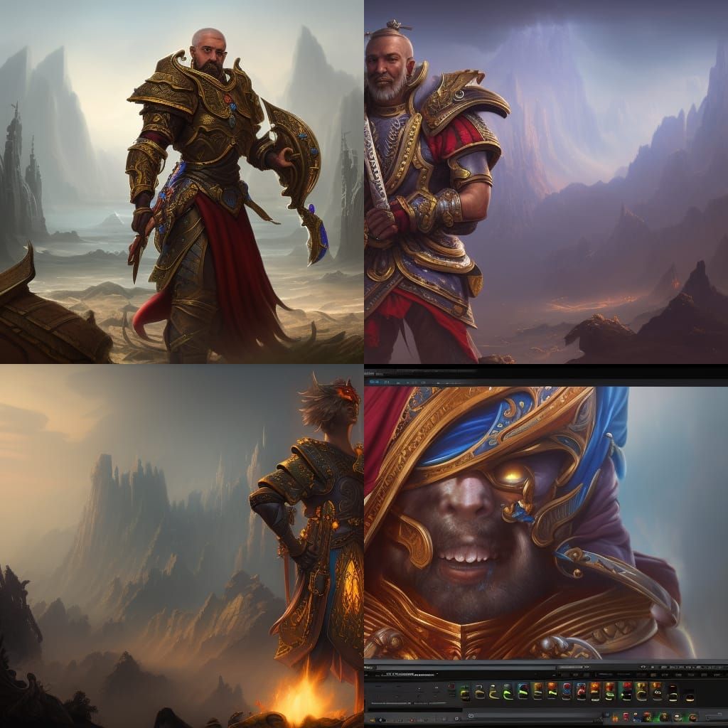 Grandmaster at Arms - AI Generated Artwork - NightCafe Creator