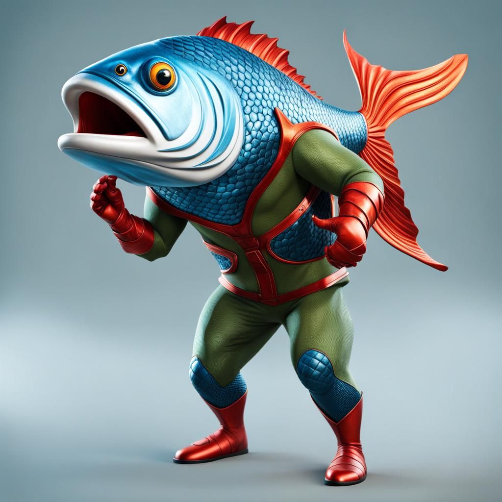 Fishman! - AI Generated Artwork - NightCafe Creator