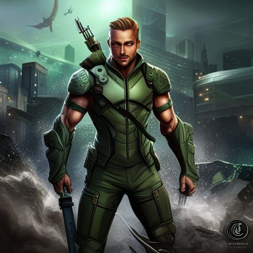 Green Arrow - AI Generated Artwork - NightCafe Creator