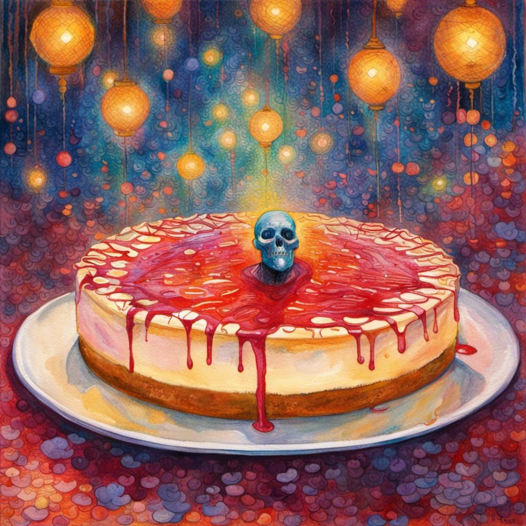 Phantom Cheesecake - AI Generated Artwork - NightCafe Creator
