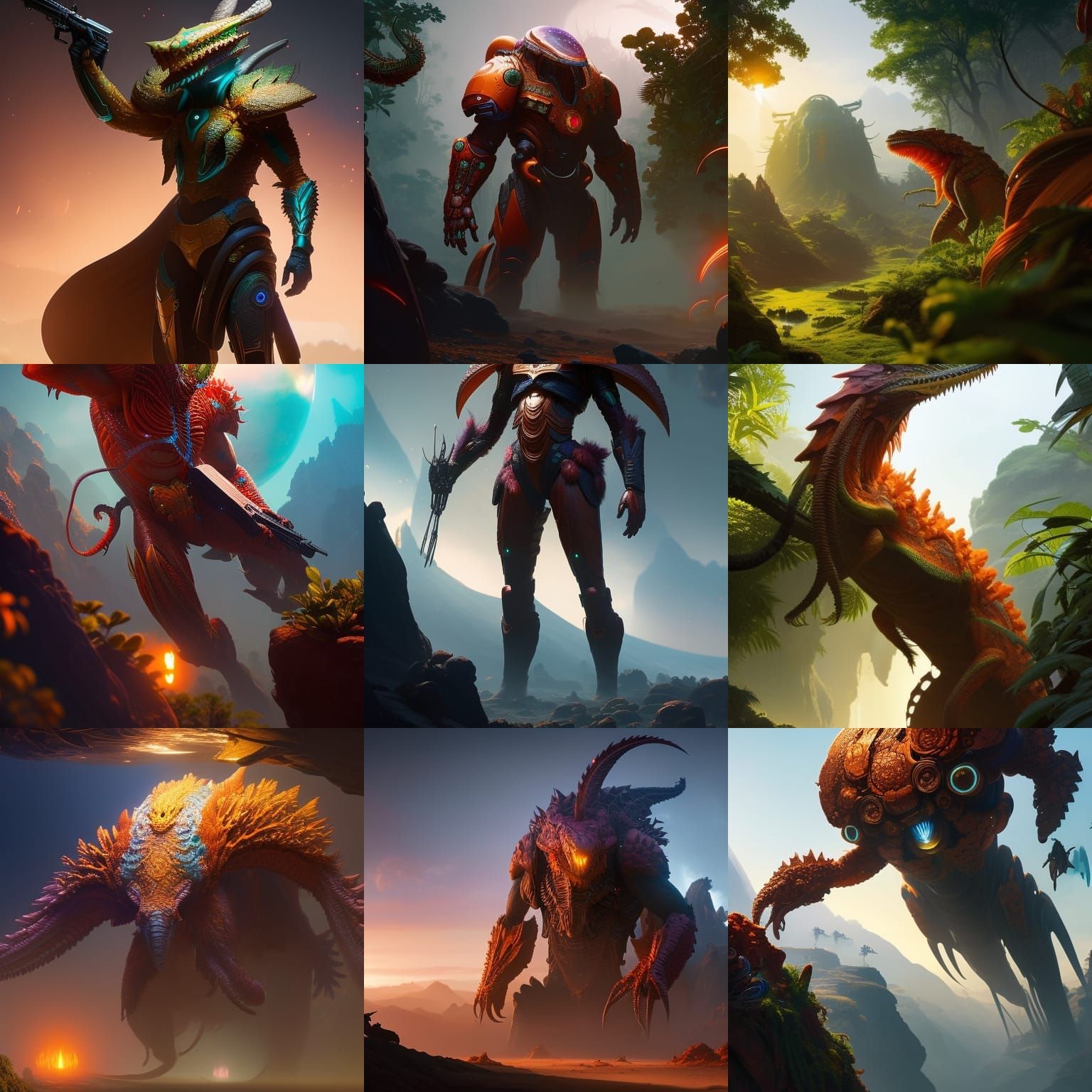 (six limbed) species from a planet approximately the size of Venus ...