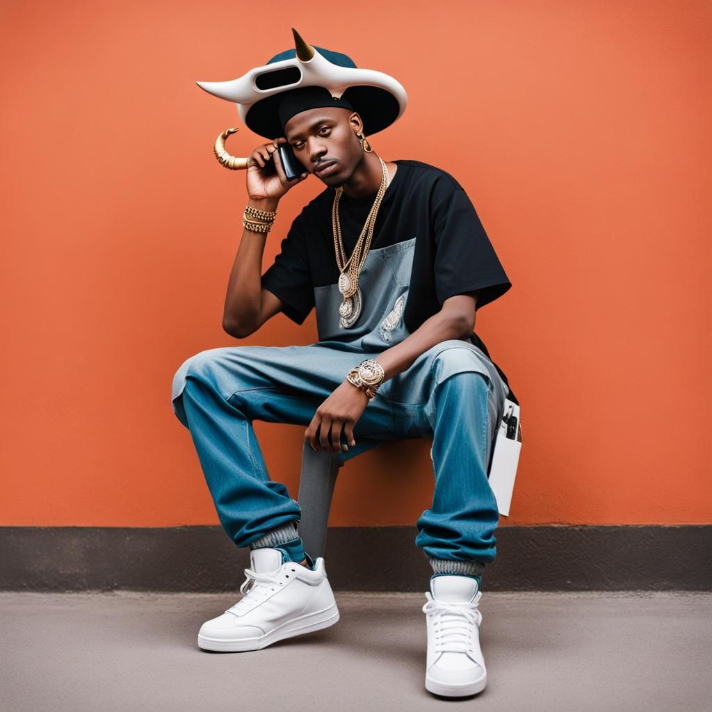 Hip-hop outfit - AI Generated Artwork - NightCafe Creator