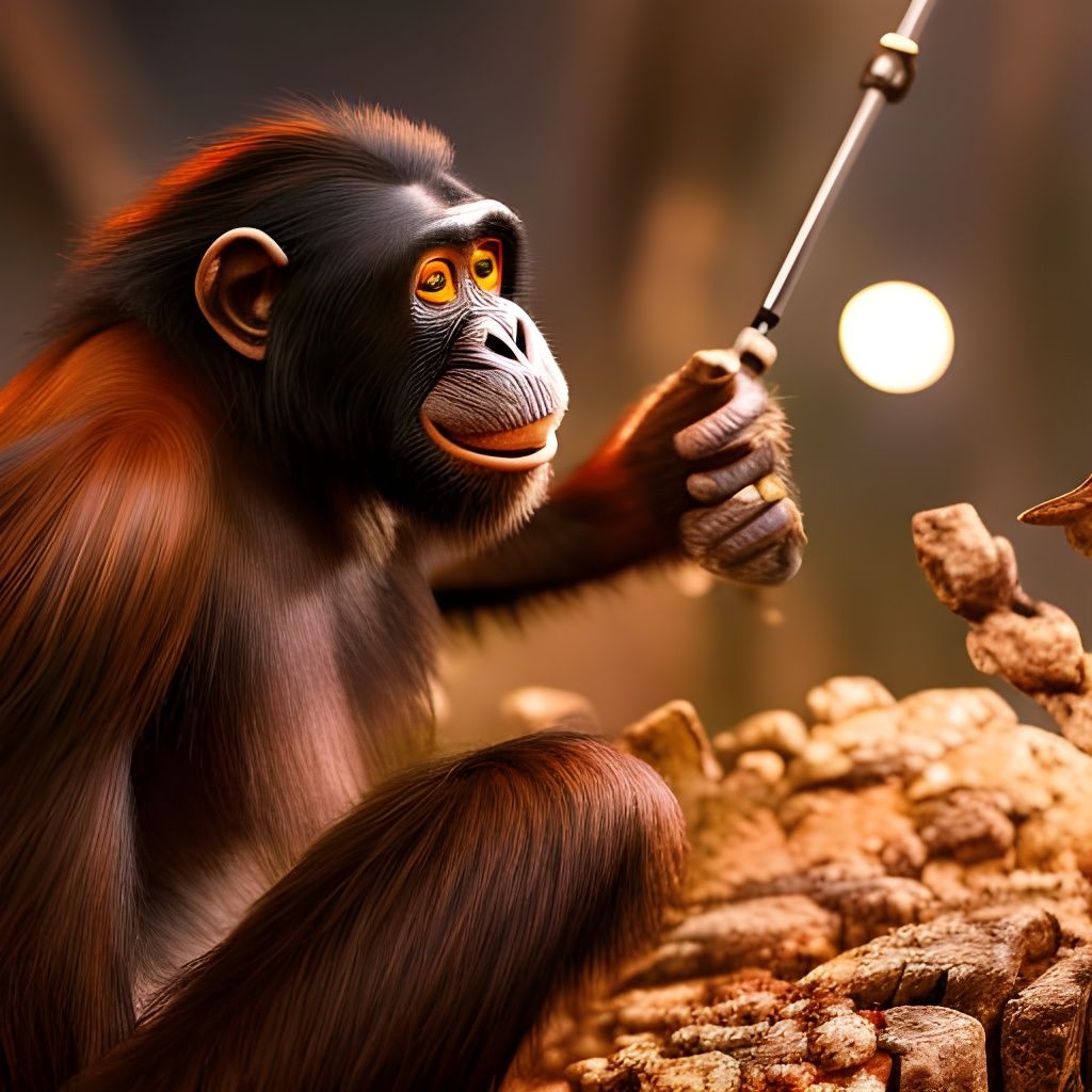 Conductor Chimp - AI Generated Artwork - NightCafe Creator