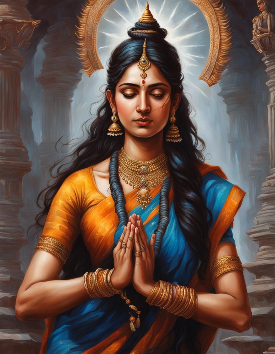 The devotee - AI Generated Artwork - NightCafe Creator