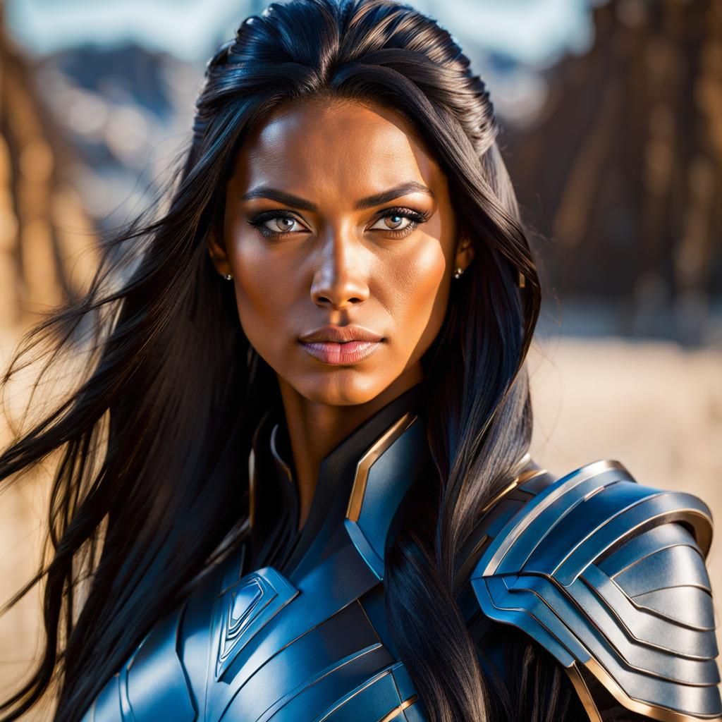 Stunning Warrioress - AI Generated Artwork - NightCafe Creator