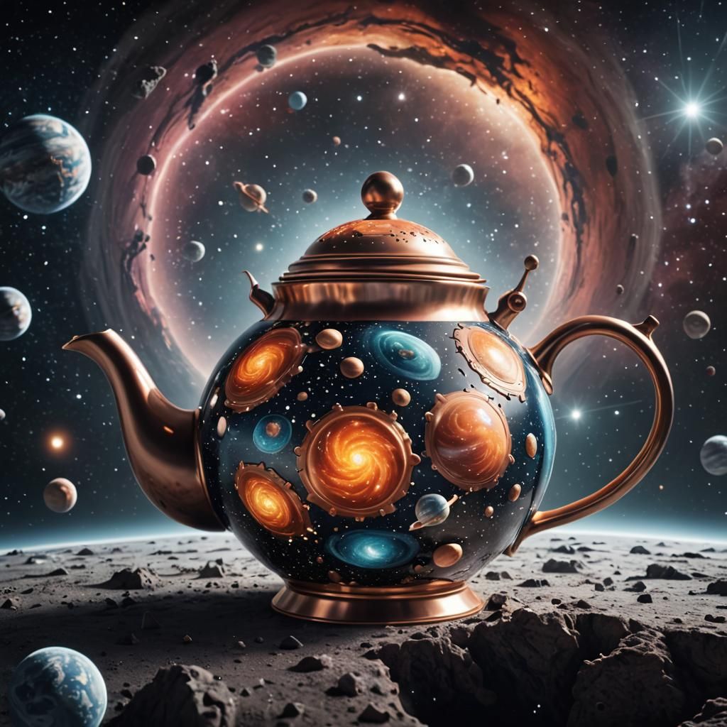 Russell's Teapot - AI Generated Artwork - NightCafe Creator