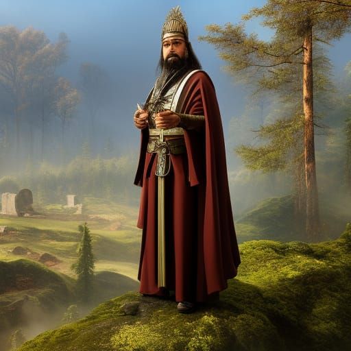 nordic bronze age priest - AI Generated Artwork - NightCafe Creator