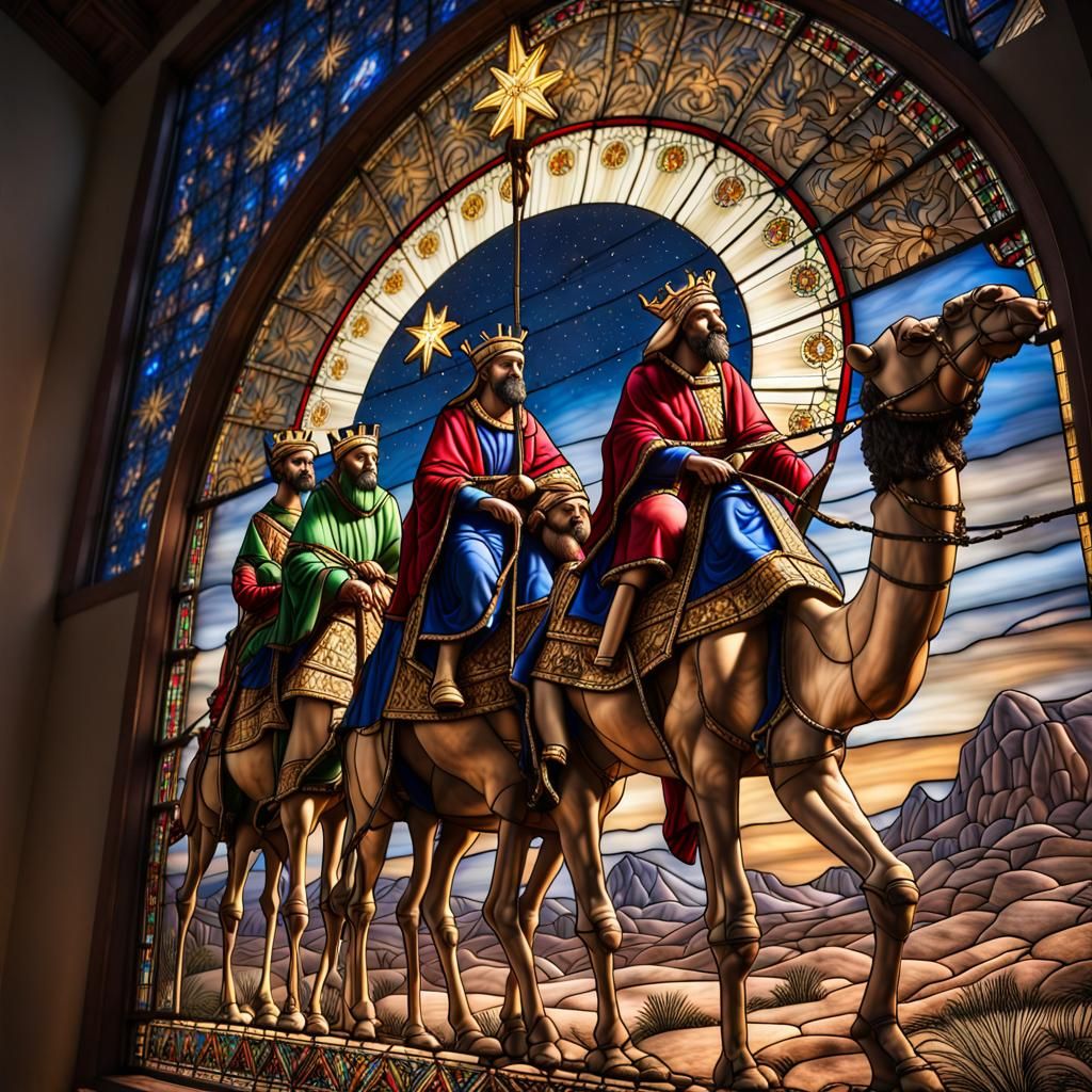 3 Christmas Kings - AI Generated Artwork - NightCafe Creator