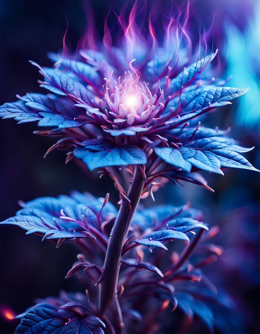 Ghost flower - AI Generated Artwork - NightCafe Creator