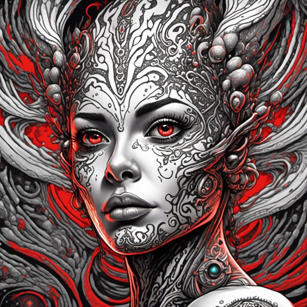 Alien Noir - AI Generated Artwork - NightCafe Creator