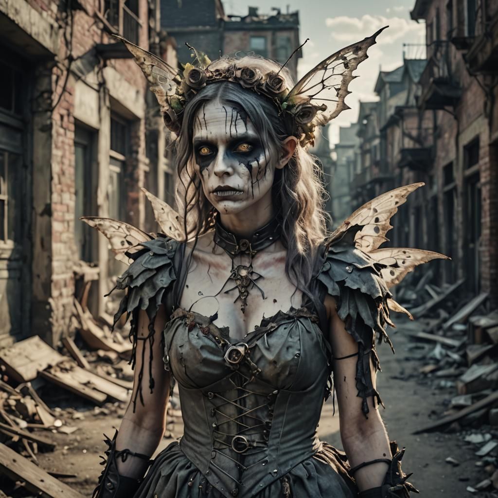 Undead fairy - AI Generated Artwork - NightCafe Creator