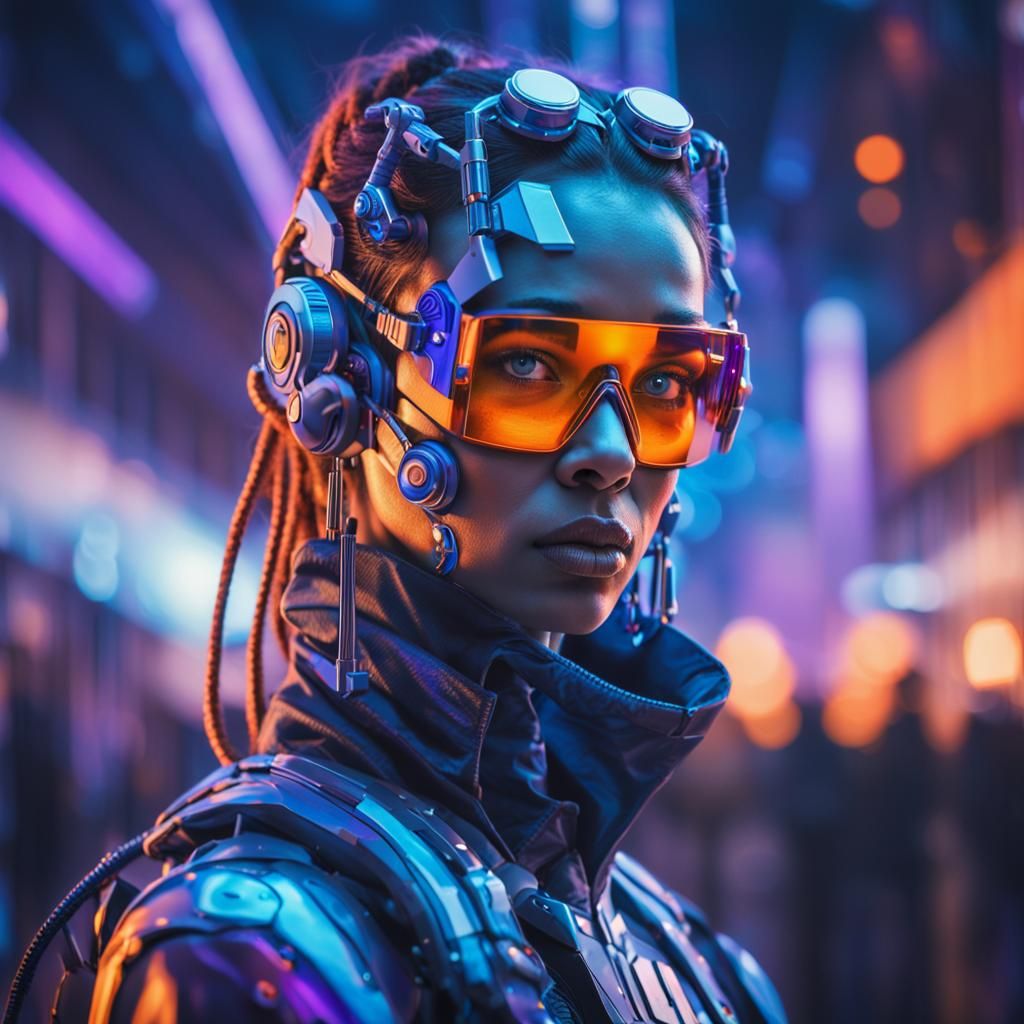 Cyber goggles - AI Generated Artwork - NightCafe Creator
