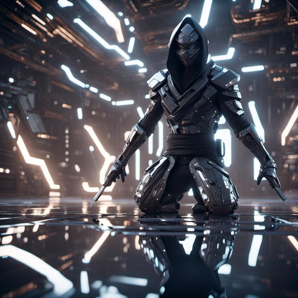 futuristic ninja - AI Generated Artwork - NightCafe Creator