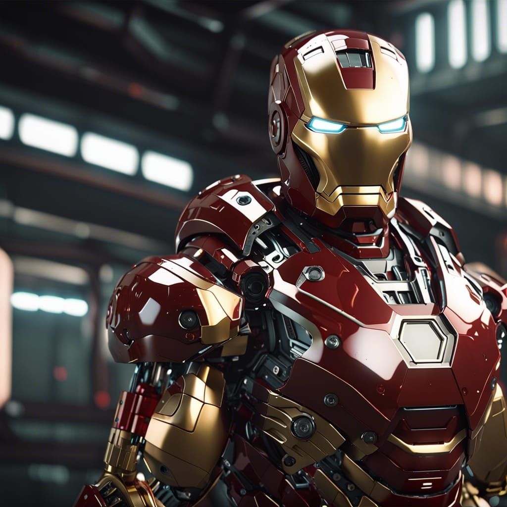 Iron man - AI Generated Artwork - NightCafe Creator