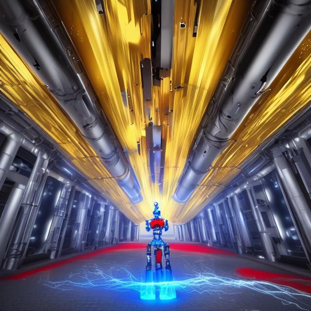 High energy linear accelerator powers the space-time portal; operations ...