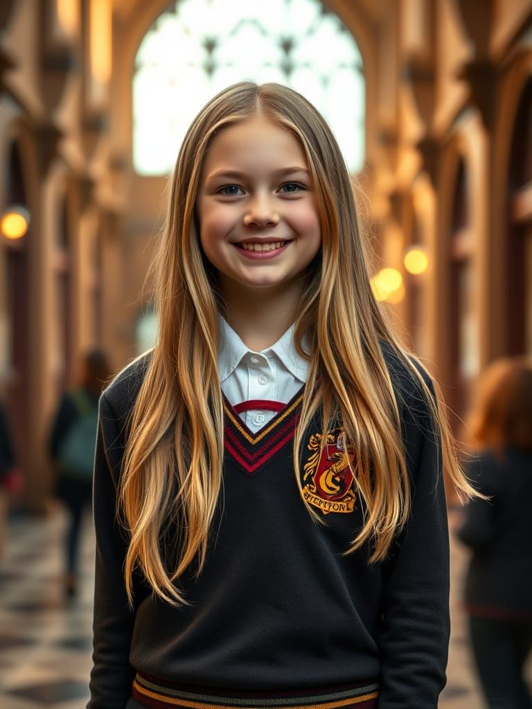 Second year Emily Diggory - Gryffindor Girl Shines in Warm S...