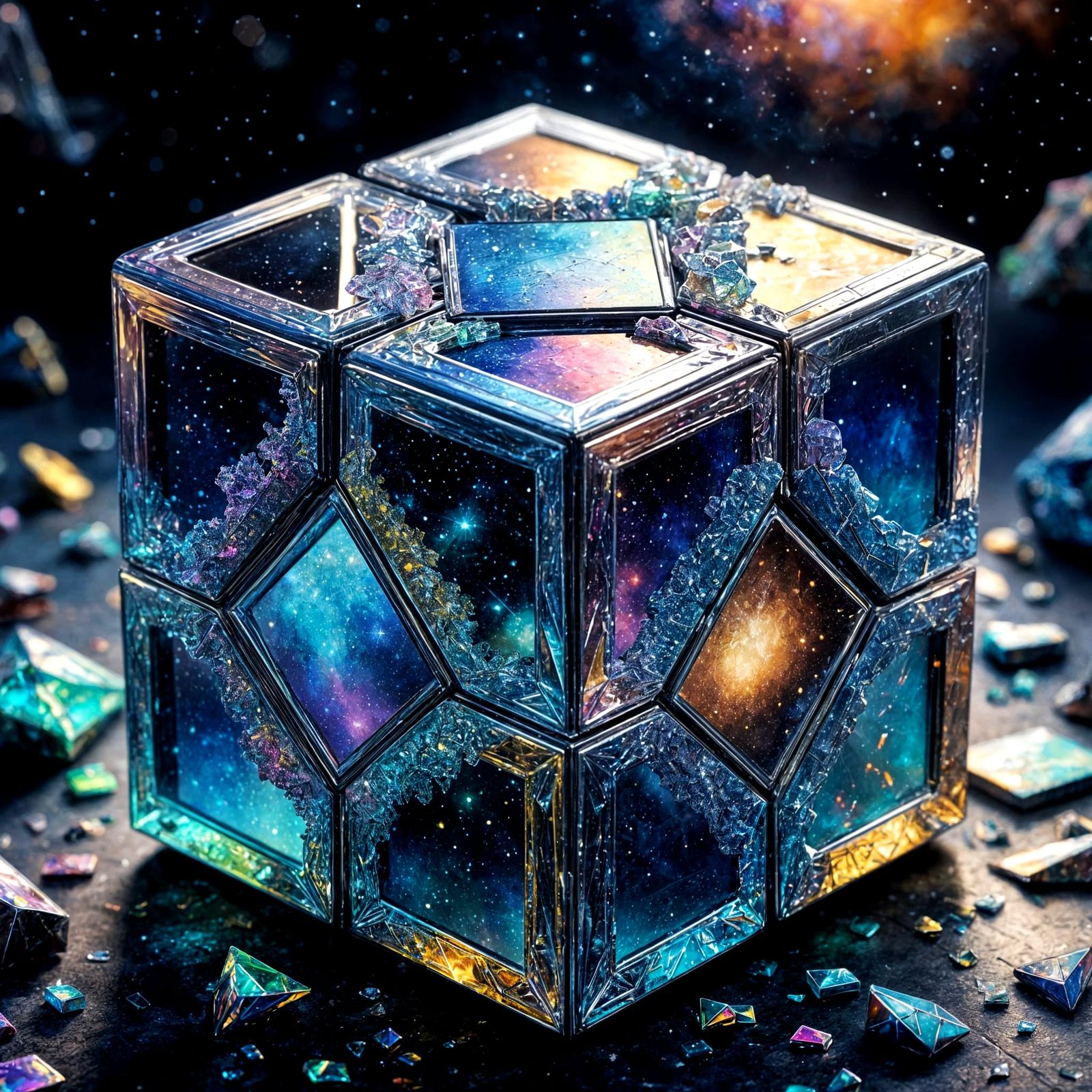 Cosmic square- Daily challenge #918 - NightCafe