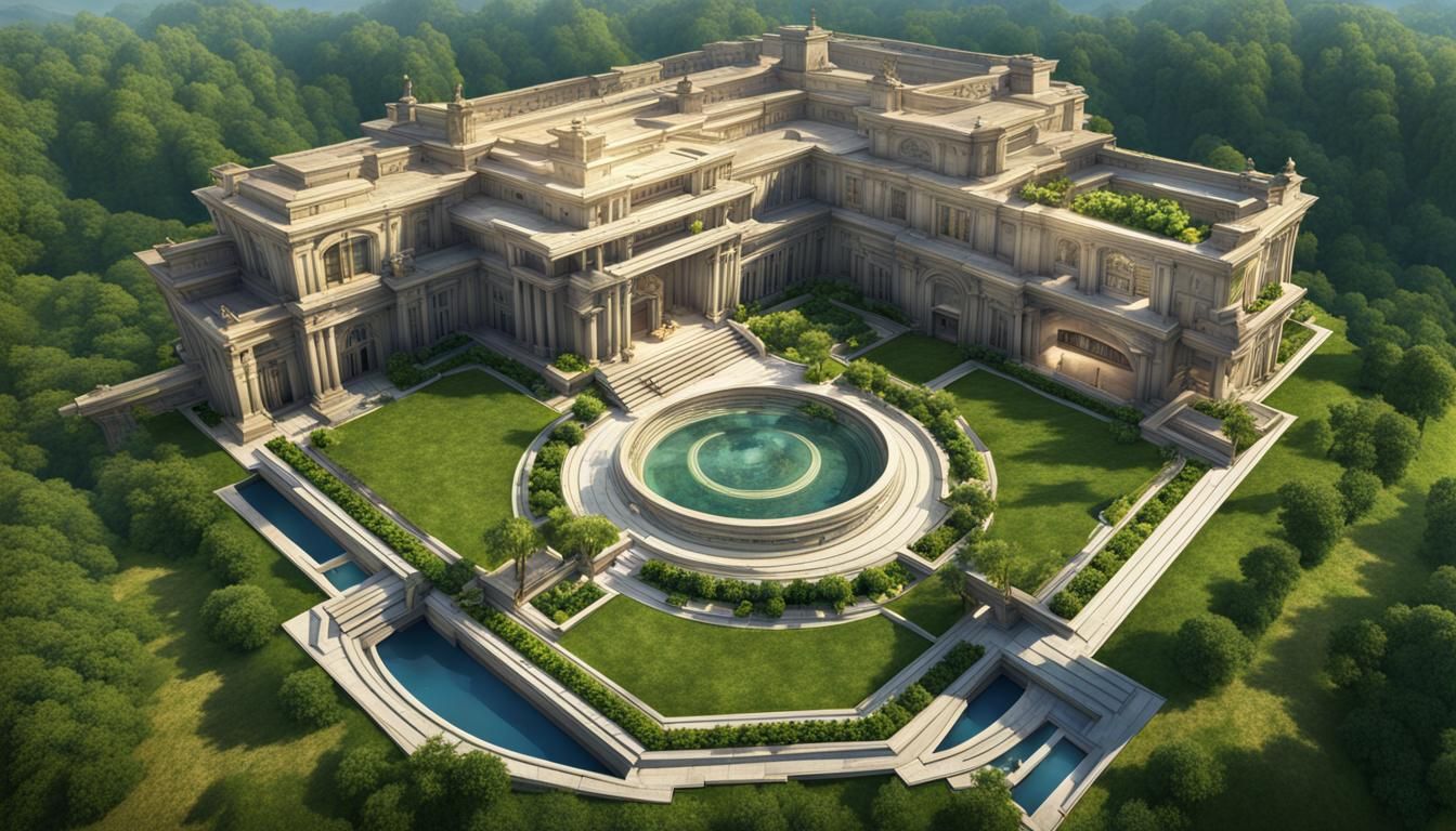 prime meridium mega mansion one of many healing headquarters that is ...