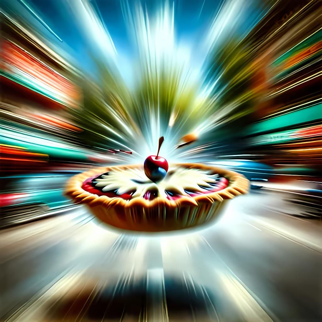 Flying pie - AI Generated Artwork - NightCafe Creator