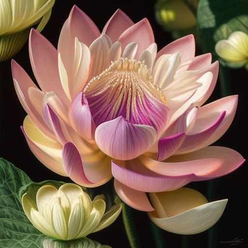 Insanely detailed hyperrealistic close-up portrait painting of a ...