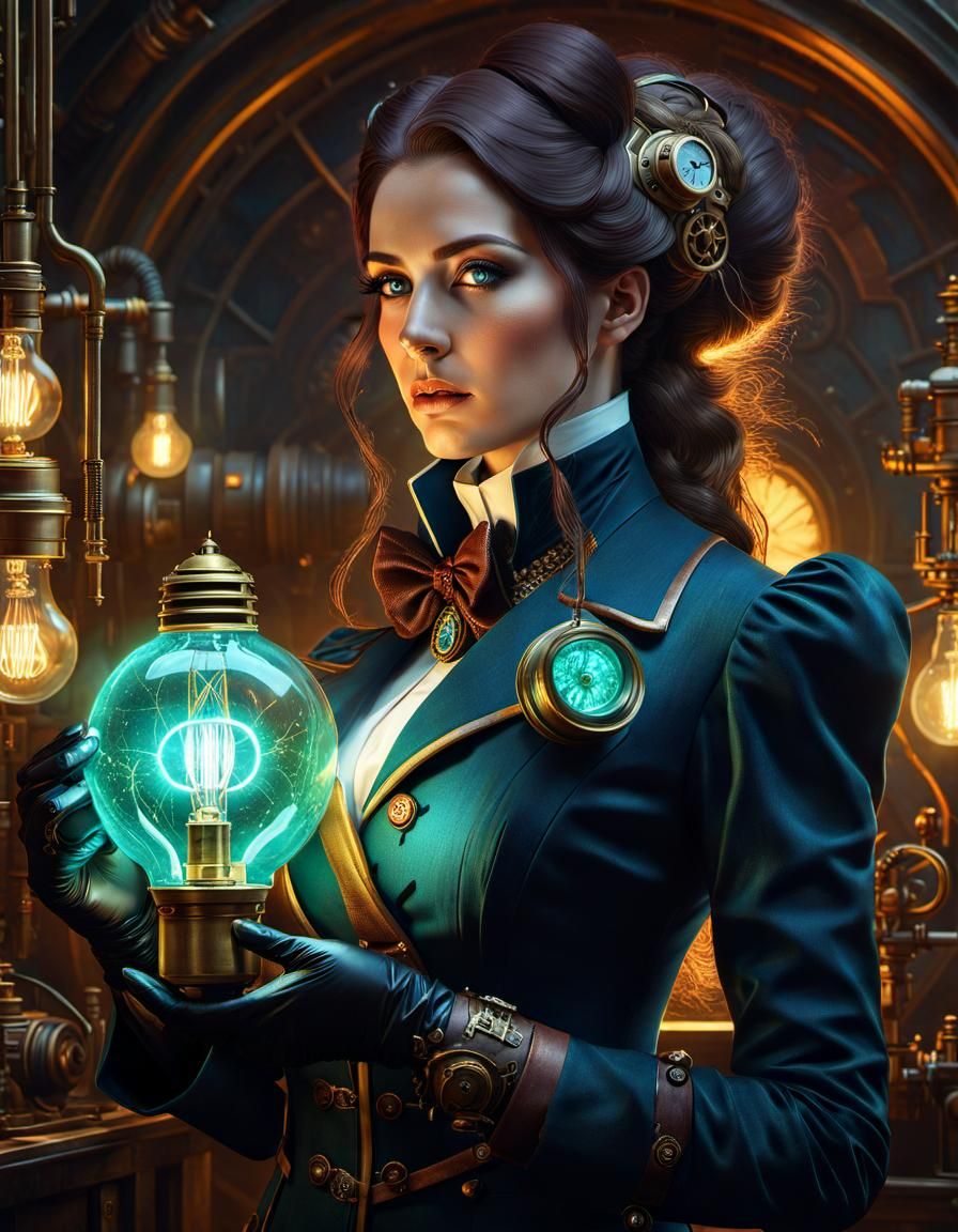 Nicole Tesla - AI Generated Artwork - NightCafe Creator