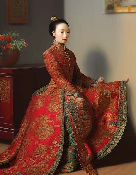 8k resolution, art by Zhao Songsheng Jiang Tiefeng and Ting Shao Kuang ...