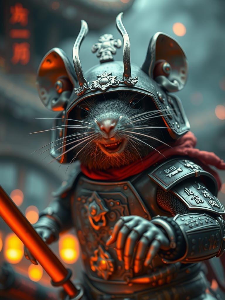 Metal Rat - AI Generated Artwork - NightCafe Creator