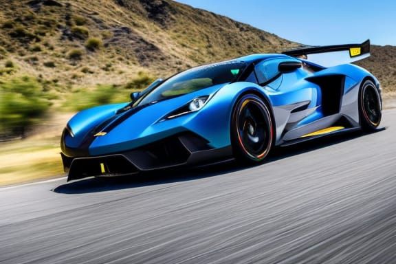 Exotic sports car, hyper car, race car, amazing 4K 64 megapixels 8K ...