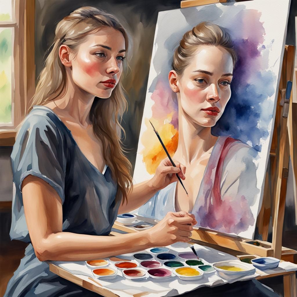 The Painting - AI Generated Artwork - NightCafe Creator