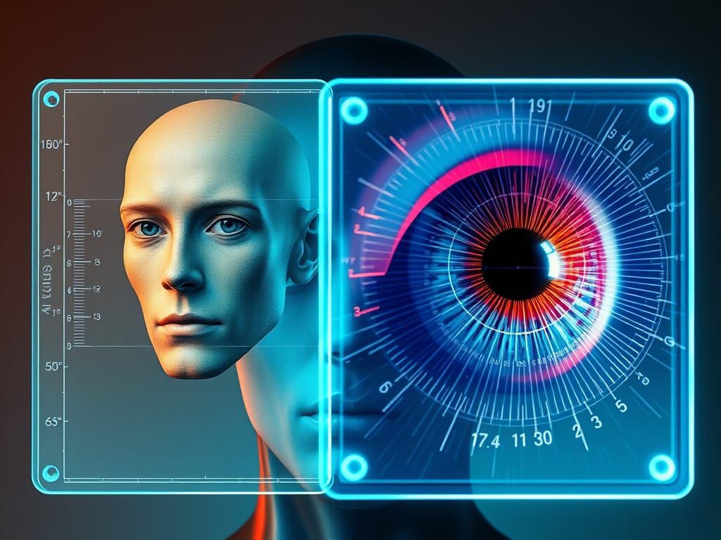 futuristic human scan - futuristic human scan