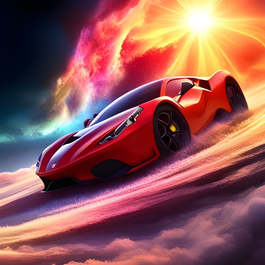 Ferrari - AI Generated Artwork - NightCafe Creator