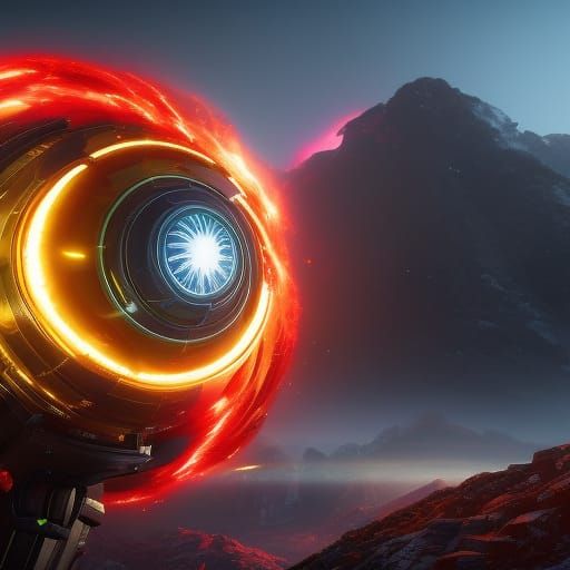 Powered pokeball - AI Generated Artwork - NightCafe Creator