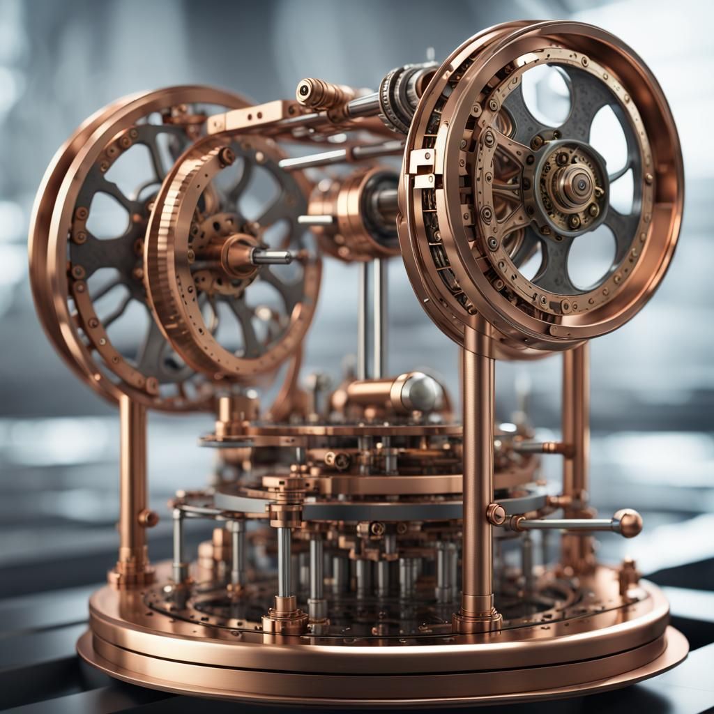Clockwork Mechanism - AI Generated Artwork - NightCafe Creator