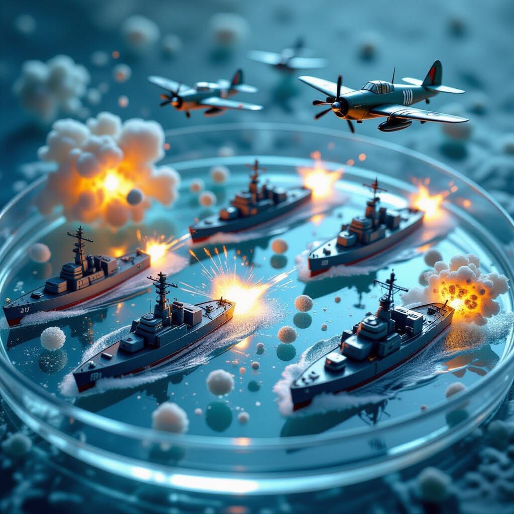 Miniature Worlds: World War IV #9 - Miniature WW2 Ships Batt...