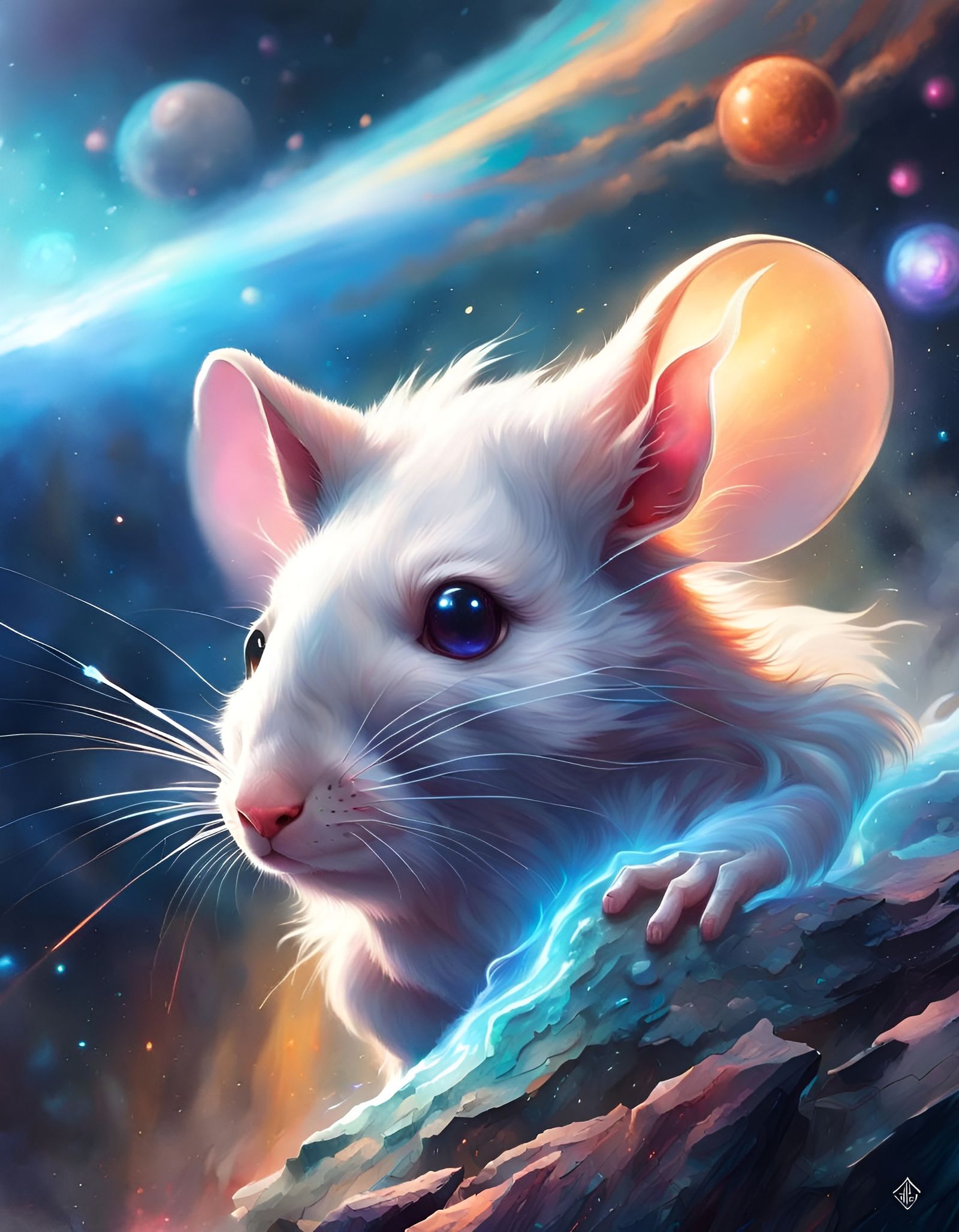 Deep Space Squeak - AI Generated Artwork - NightCafe Creator