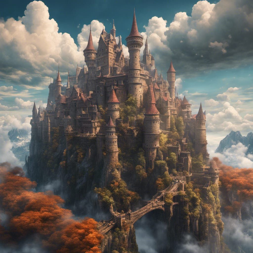 Big castle - AI Generated Artwork - NightCafe Creator