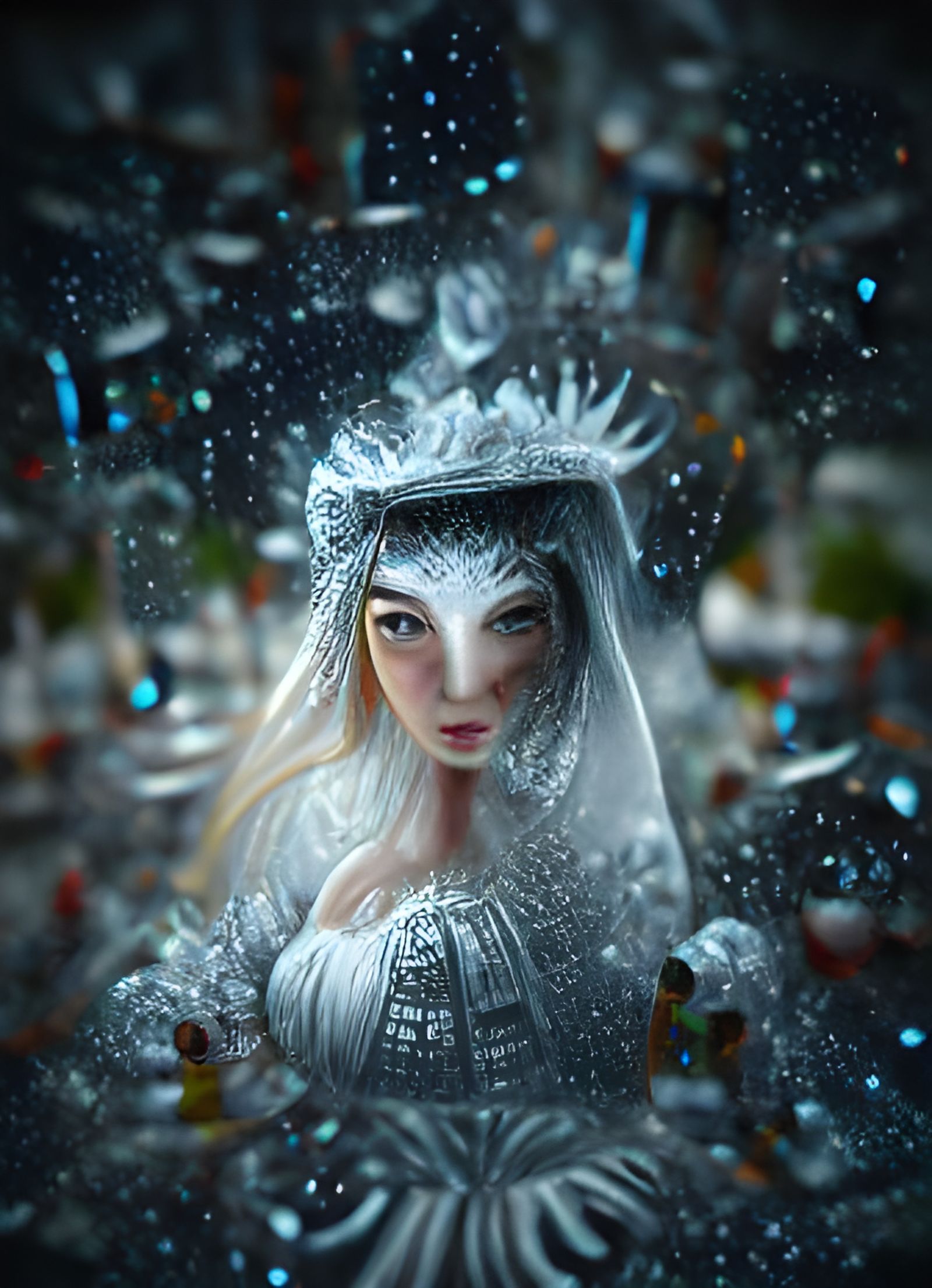 Glass maiden - AI Generated Artwork - NightCafe Creator