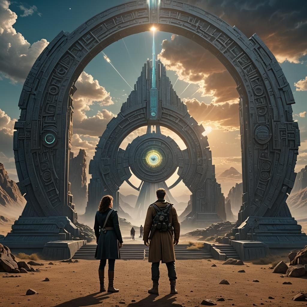 Stargate upgraded - AI Generated Artwork - NightCafe Creator