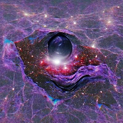 The cosmic void - AI Generated Artwork - NightCafe Creator
