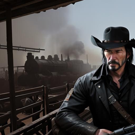 keanu reeves. smoke. the matrix. 1800's computers. clint eastwood ...