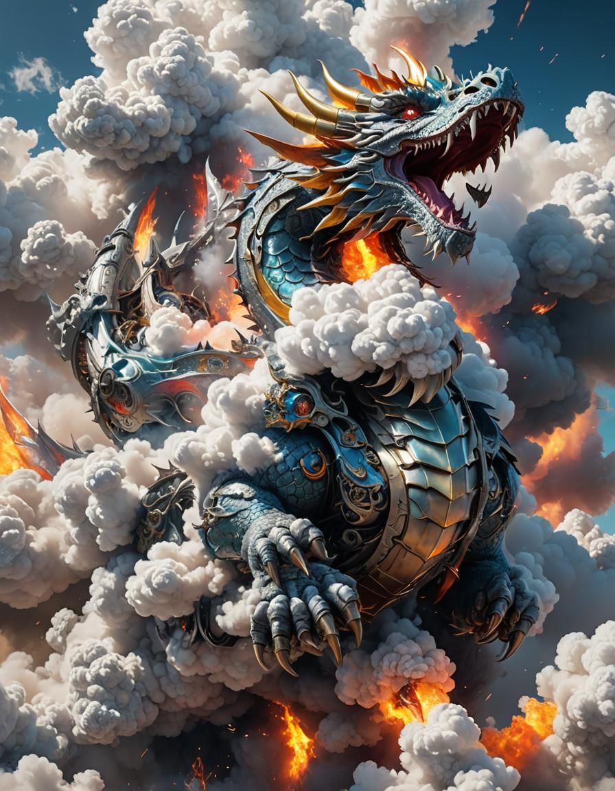 Dragon - AI Generated Artwork - NightCafe Creator