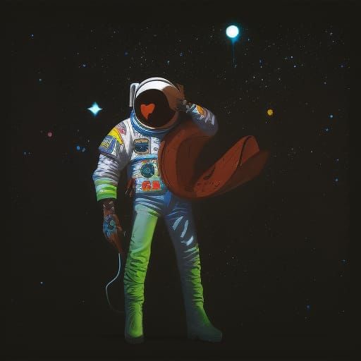 Lil Spaceman 3 - AI Generated Artwork - NightCafe Creator