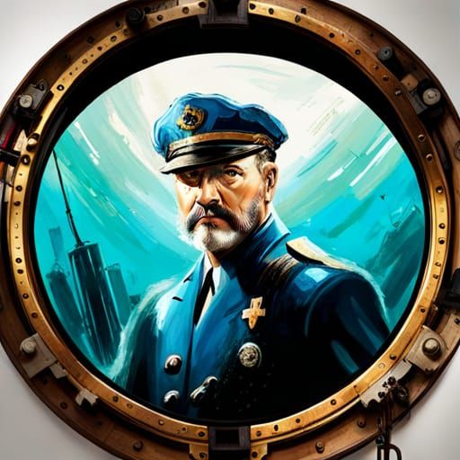 Portrait of Captain Nemo - AI Generated Artwork - NightCafe Creator