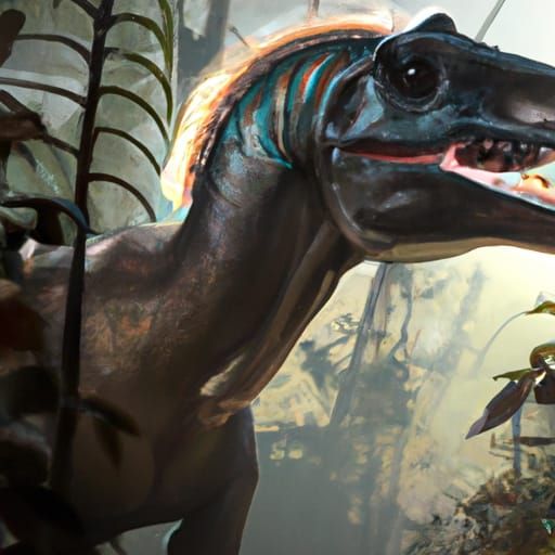 Allosaurus - AI Generated Artwork - NightCafe Creator