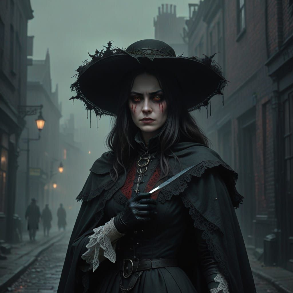 Gothic female Jack the Ripper - Gothic female Jack the Rippe...